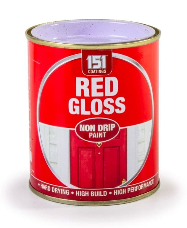 151 Coatings Non Drip Gloss Paint 300ml - Red