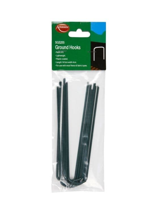 Ambassador Ground Hooks - Pack 6