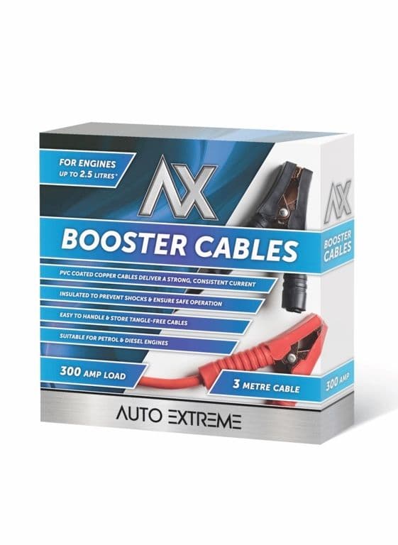 Ax Booster Cables - 3m x 300 Amp