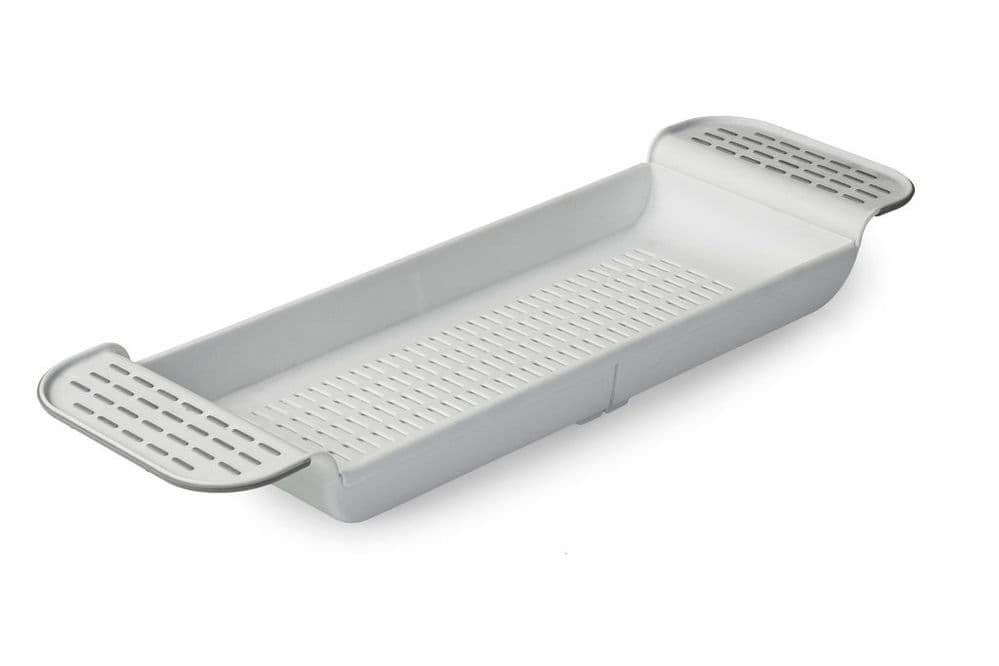 Blue Canyon Extendable Over Bath Rack - White