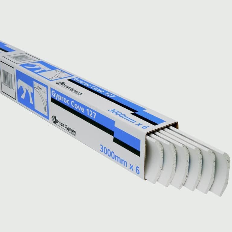 Blue Hawk Gyproc Coving 3m x 127mm - Pack 6