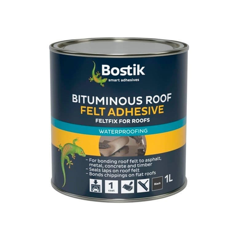 Bostik Bituminous Felt Adhesive for Roofs - 1L