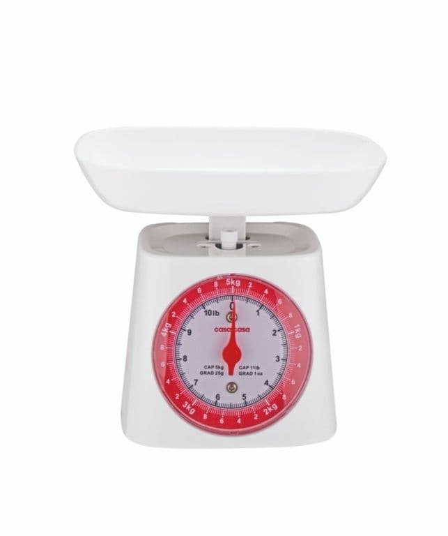 Casa & Casa Classic Mechanical Kitchen Scale - White