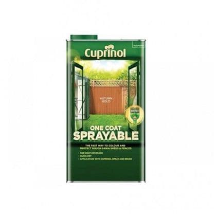 Cuprinol Sprayable Fence Treatment 5L - Autumn Gold