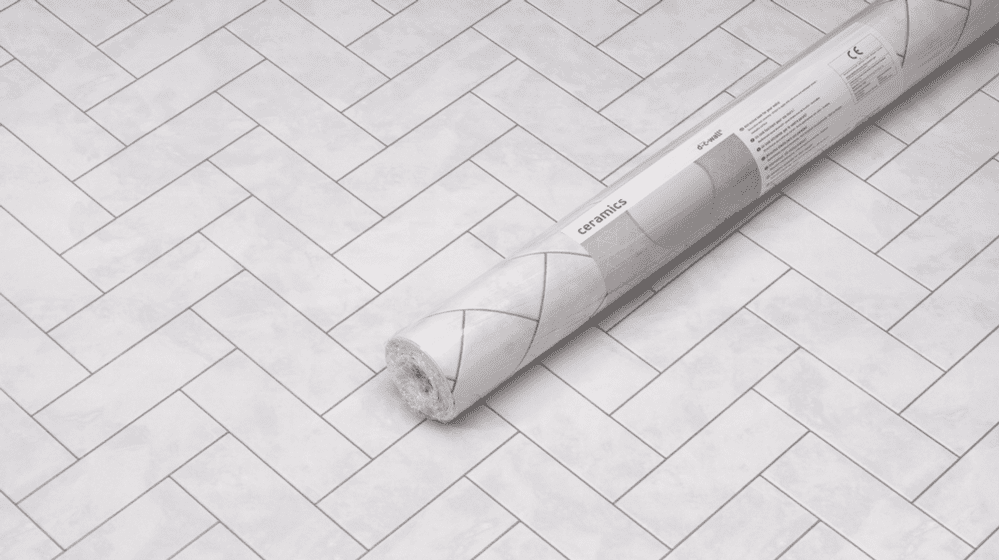 d-c-fix Ceramics 3D Wallpaper - Metallic Chevron