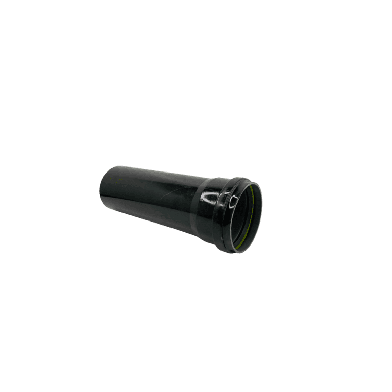 Davant Single Socket Pipe Black - 3m x 110mm