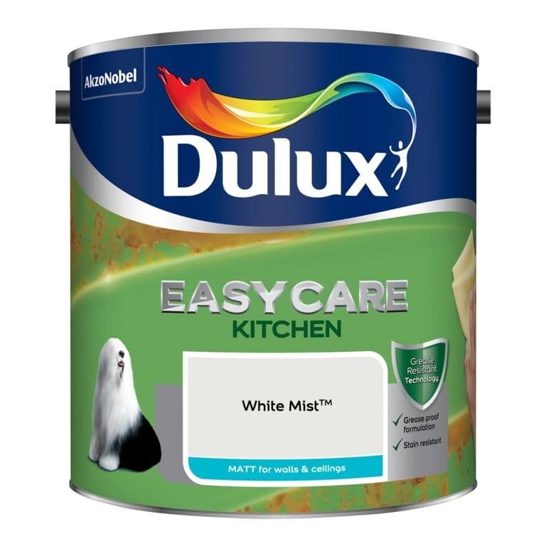Dulux Easycare Kitchen Matt 2 5L - White Mist