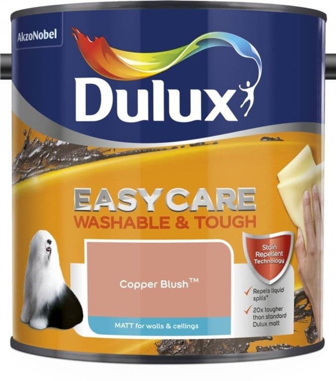 Dulux Easycare Matt 2 5L - Copper Blush