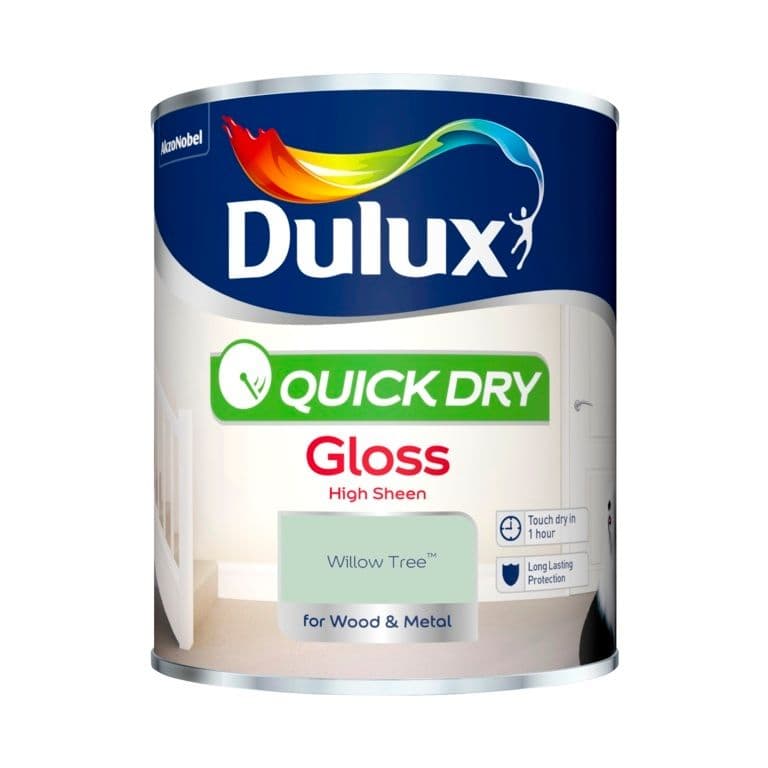 Dulux Quick Dry Gloss 750ml - Willow Tree