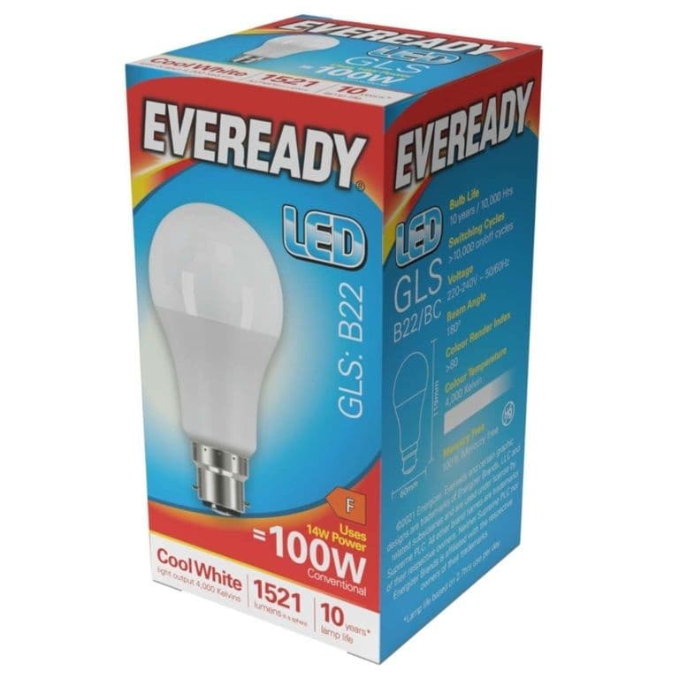 Eveready LED GLS Bulb B22 - 100W 1560lm
