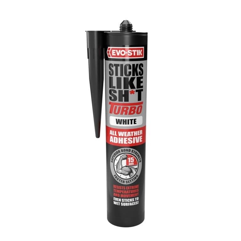 Evo-Stik Sticks Like Sh t Turbo - White 290ml