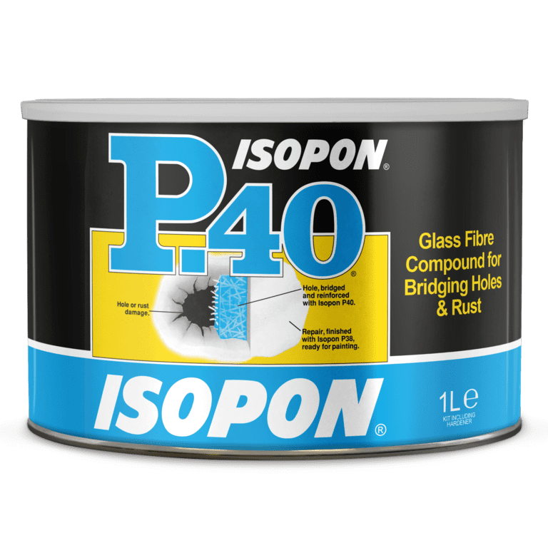 Isopon P 40 Glass Fibre Body Filler - 1L