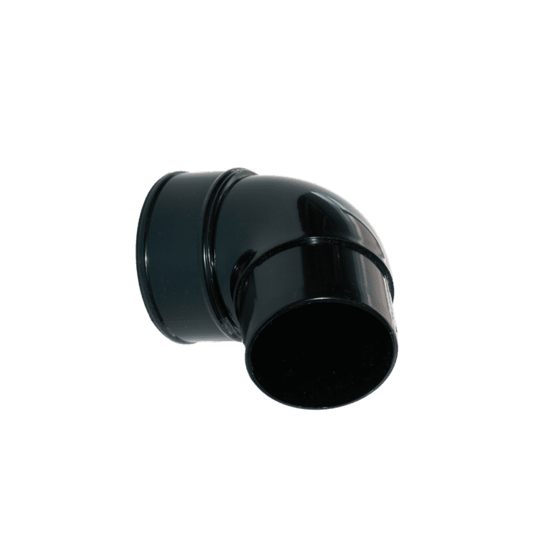 Kayflow Rainwater 112 5 Round Offset Bend Black - 68mm
