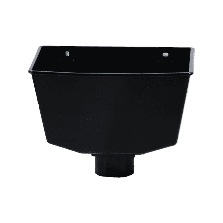 Kayflow Rainwater Round Hopper Head Black - 68mm