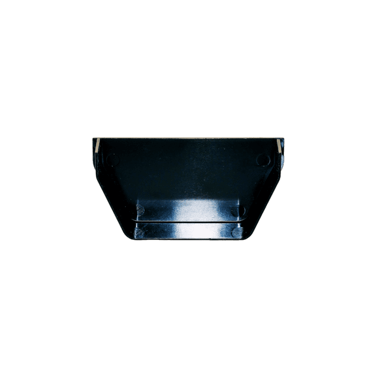 Kayflow - Rainwater Square Internal Stop End Black - 112mm