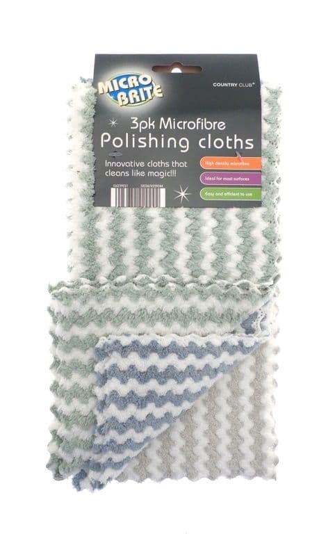 Micro Brite Zig Zag Polishing Cloth - Pack 2