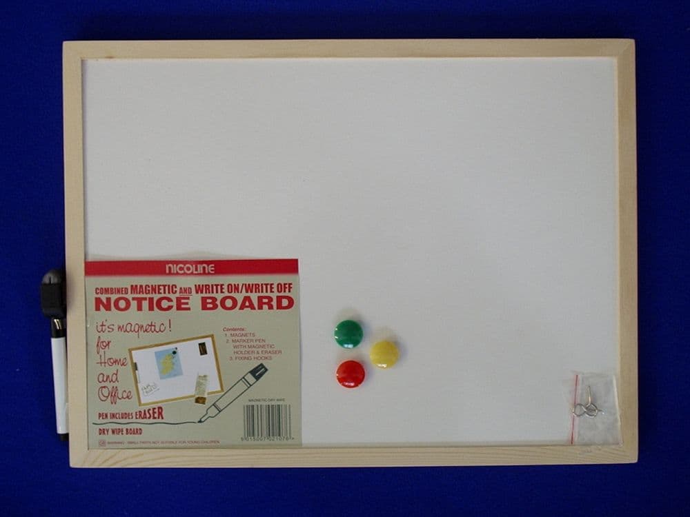 Nicoline Magnetic Dry Wipe Boards - 30cm x 40cm