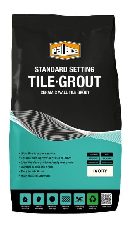Palace Ivory Wall Tile Grout - 3kg