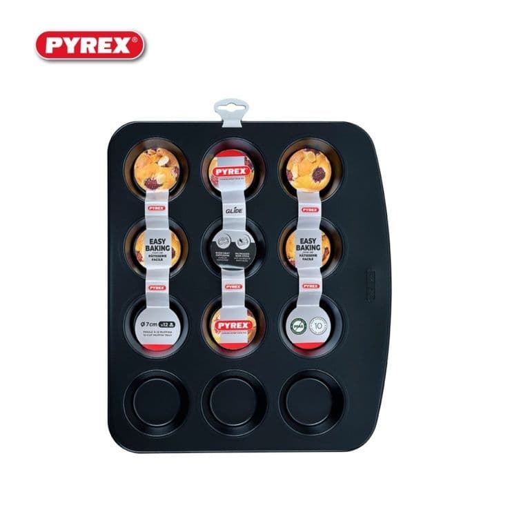 Pyrex Muffin x 12 PX Glide - 6 5cm