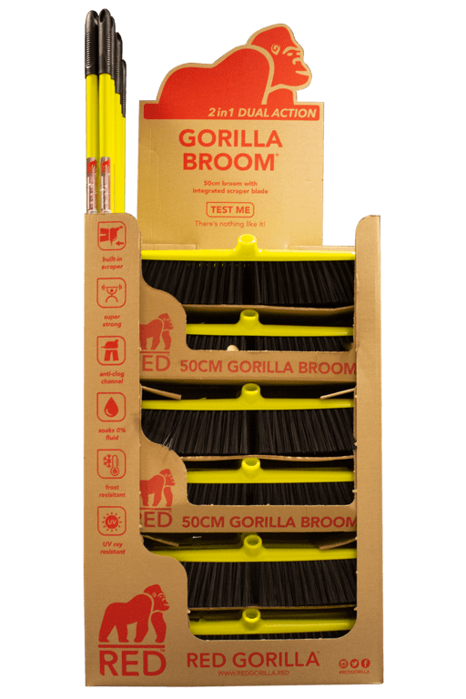 Red Gorilla Broom Box Deal 50cm - Stand of 18