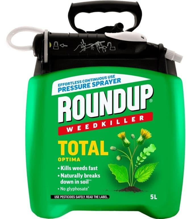 Roundup Total Optima Weedkiller - 5L RTU