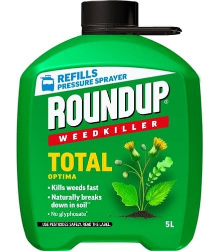Roundup Total Optima Weedkiller Refill - 5L