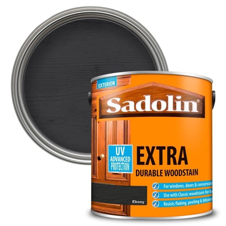 Sadolin Extra Durable Woodstain - 2 5L Ebony