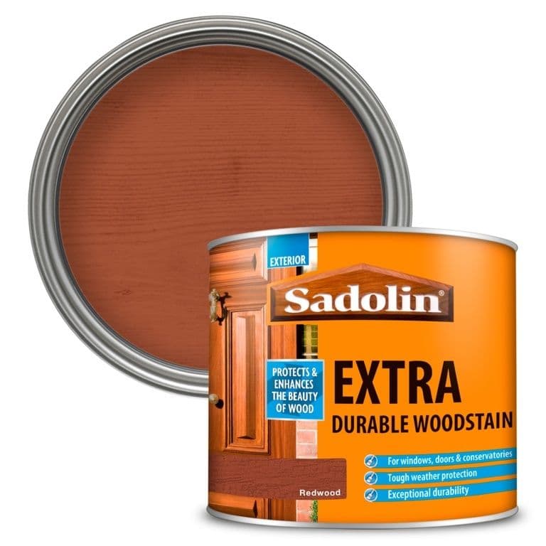 Sadolin Extra Durable Woodstain - 500ml Redwood