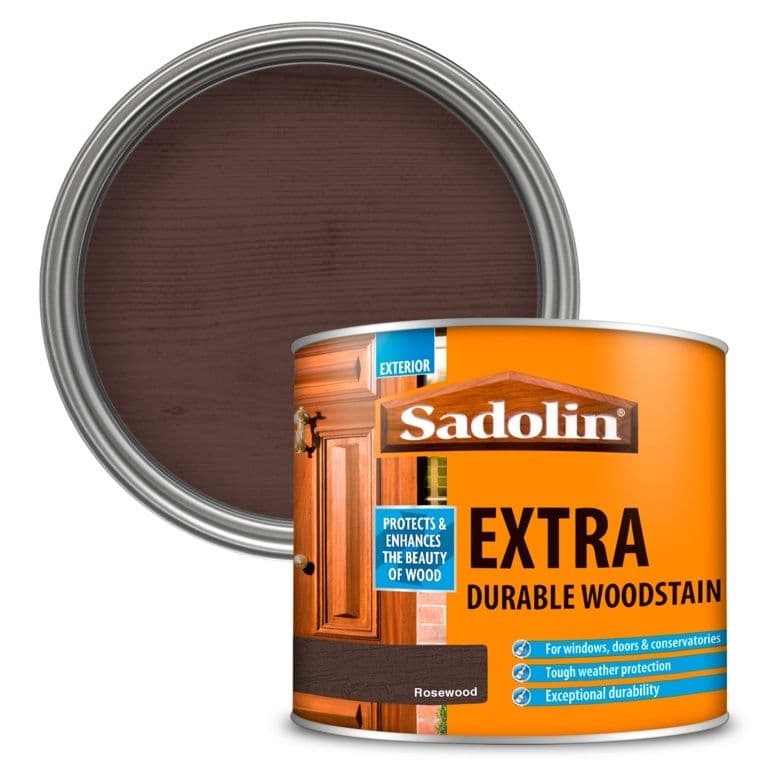 Sadolin Extra Durable Woodstain - 500ml Rosewood