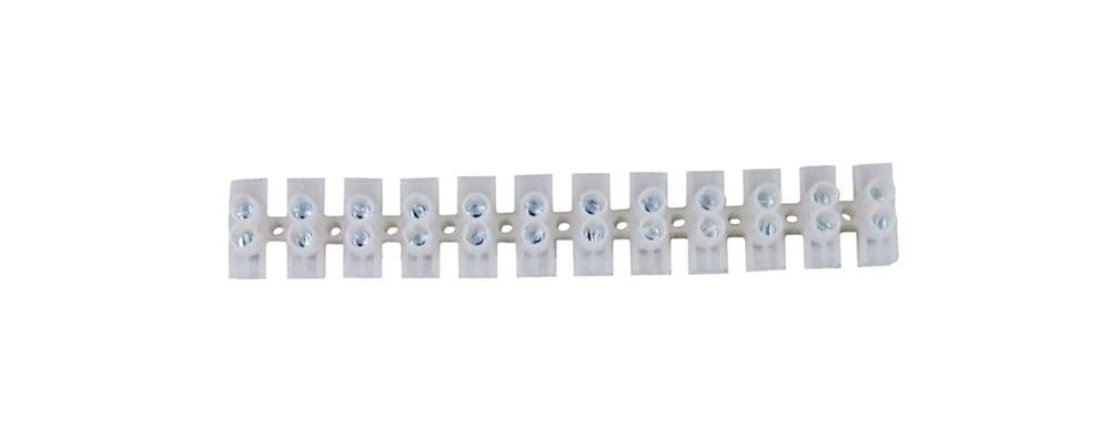 Securlec Terminal Strips 10 x 12 Strips - 15A 12mm