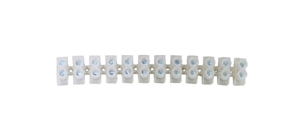 Securlec Terminal Strips 10 x 12 Strips - 5A 6mm