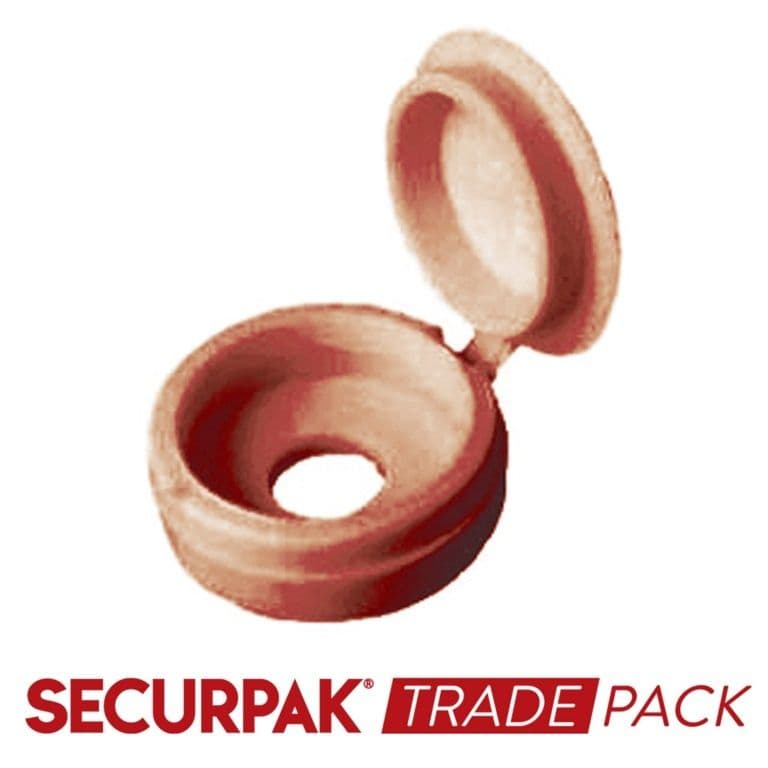 Securpak Fold Over Screw Caps 10g Beige - Pack 80