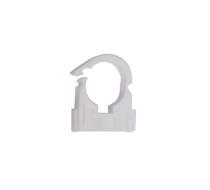 Securplumb 22mm White Clip Over Pipe Clips - Pack 50