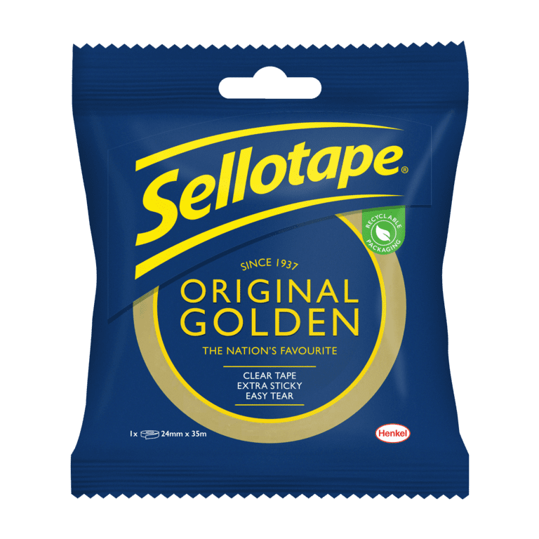 Sellotape Original Golden Tape - 24mm x 35m