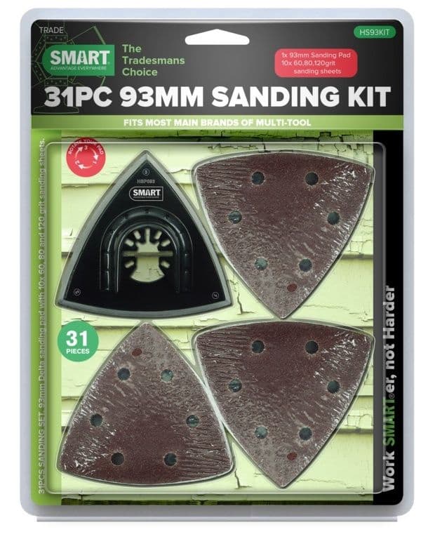 Smart Multi Tool Sanding Kit - 31 Piece