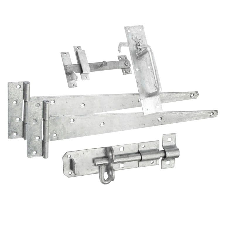 Smiths Ironmongery Suffolk Latch Side Gate Kit - Galvanised