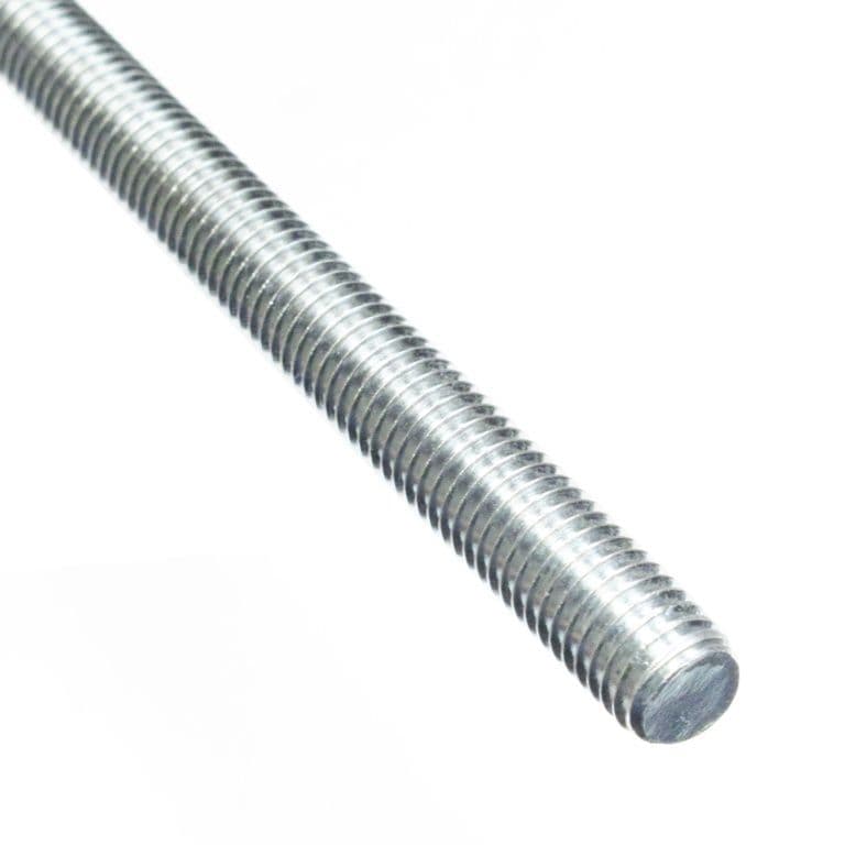 Smiths Ironmongery Zinc Plated Threaded Rod - M8 x 300mm Pack 4