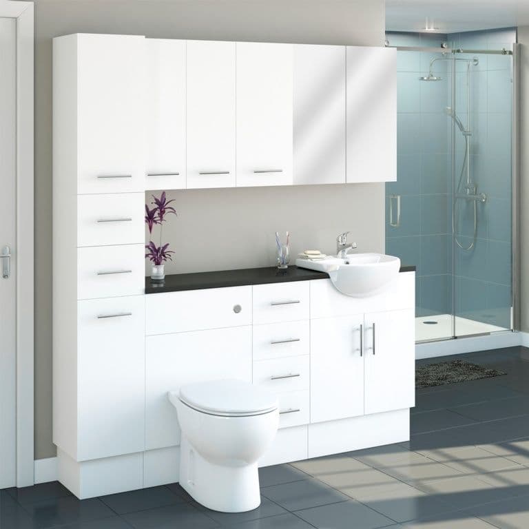 SP - Rydal Modular Gloss White Plinth - 2400mm
