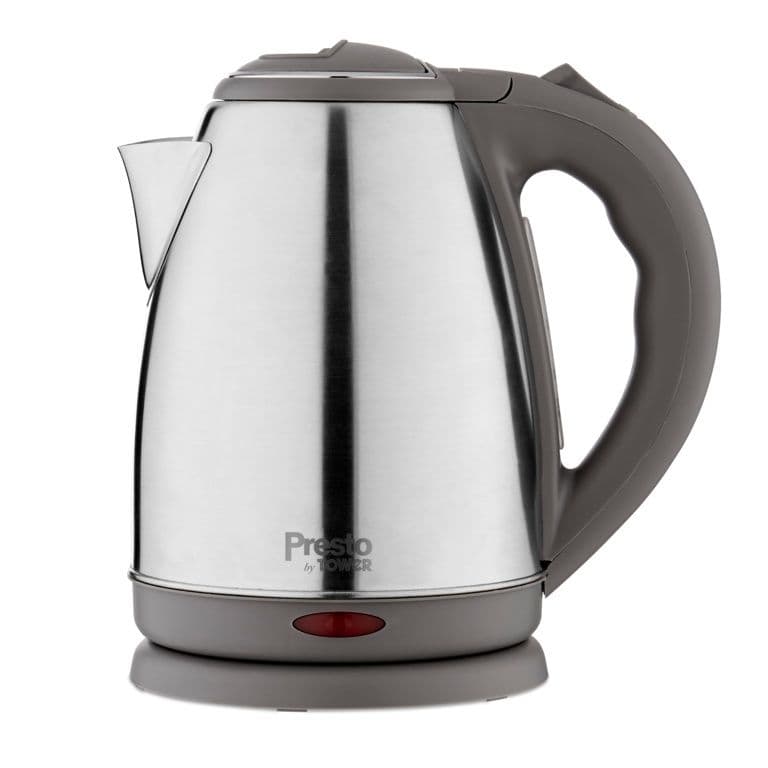 Tower Presto Kettle 1 8L - Brushed Stainless Steel