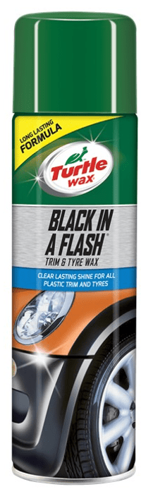 Turtle Wax Black In A Flash - 500ml Aerosol